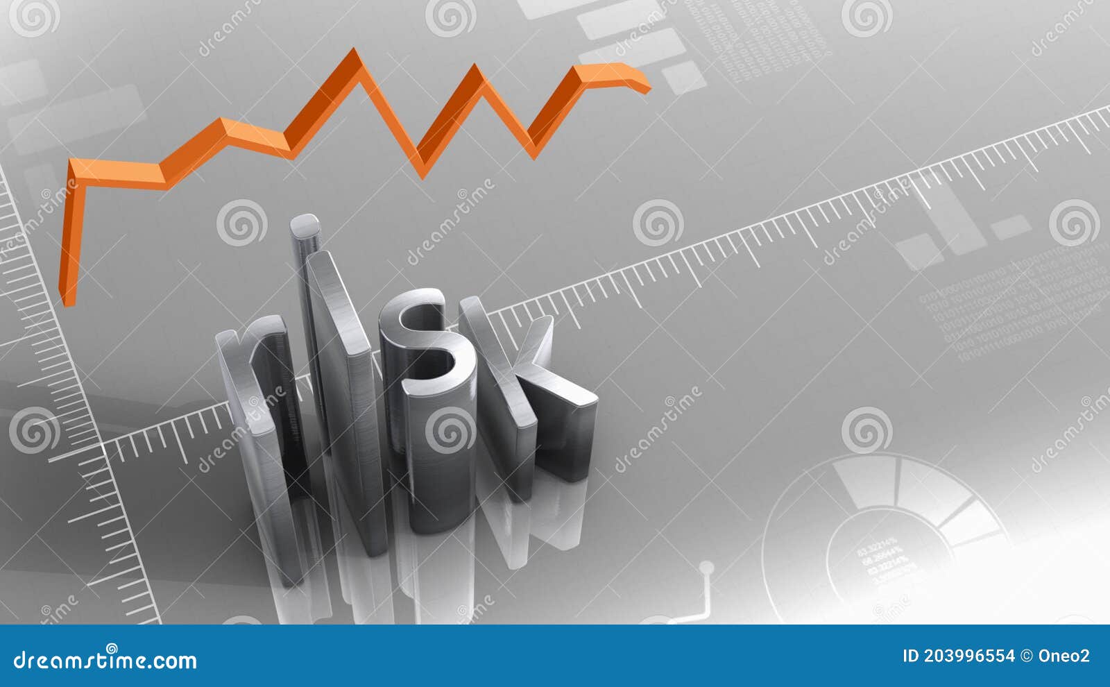 Risk Decreasing Chart, Statistic and Data Stock Footage - Video of ...