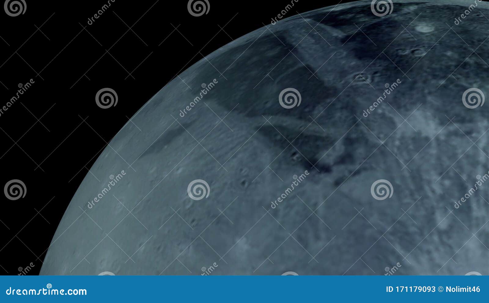 Computer Generated Rotation of the Planet Pluto in Cosmic Stellar Space ...