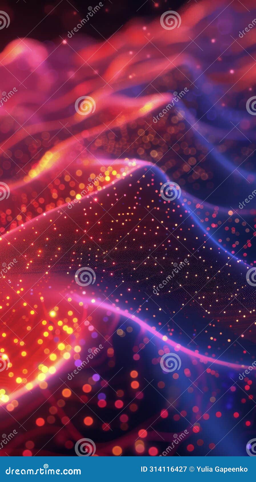 Radiant Wave of Light stock image. Image of dynamic - 314116427