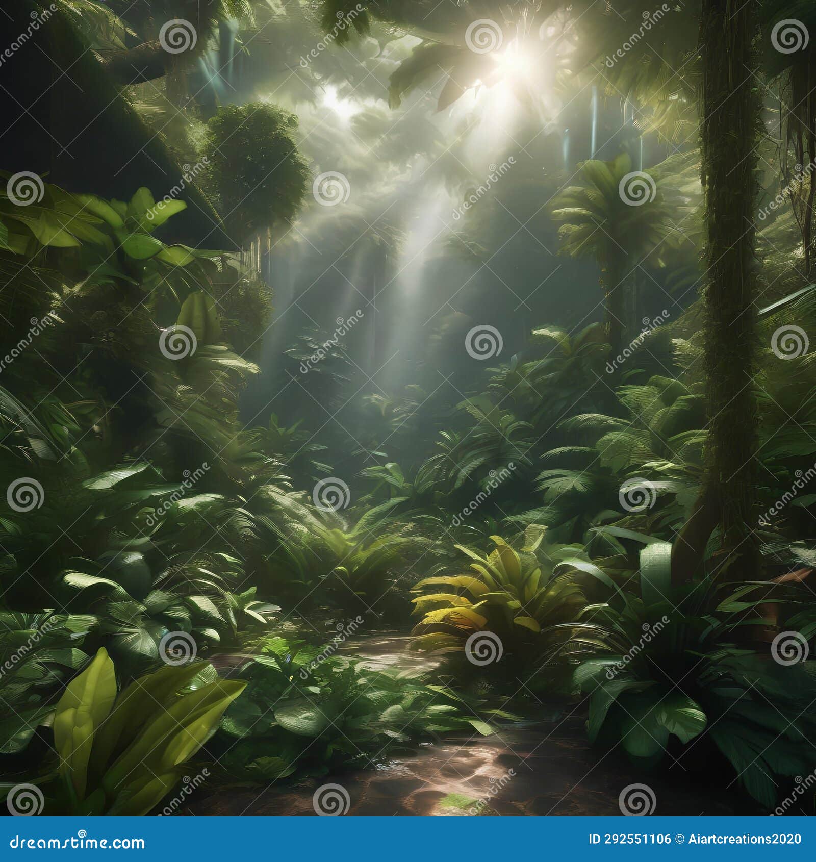 A Computer-generated Visualization of the Complex Ecosystem of a ...