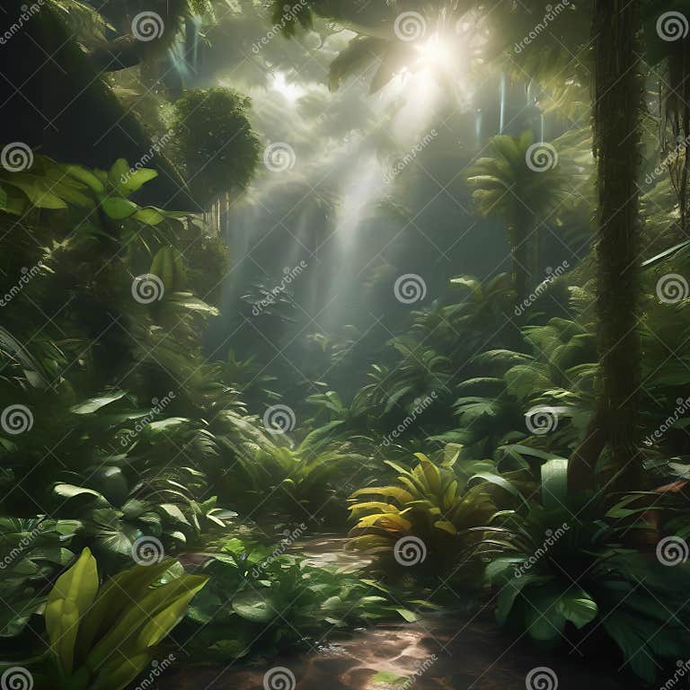 A Computer-generated Visualization of the Complex Ecosystem of a ...