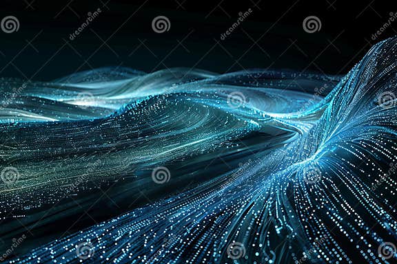 Computer Generated Visualization of a Dynamic Wave of Light in Motion ...