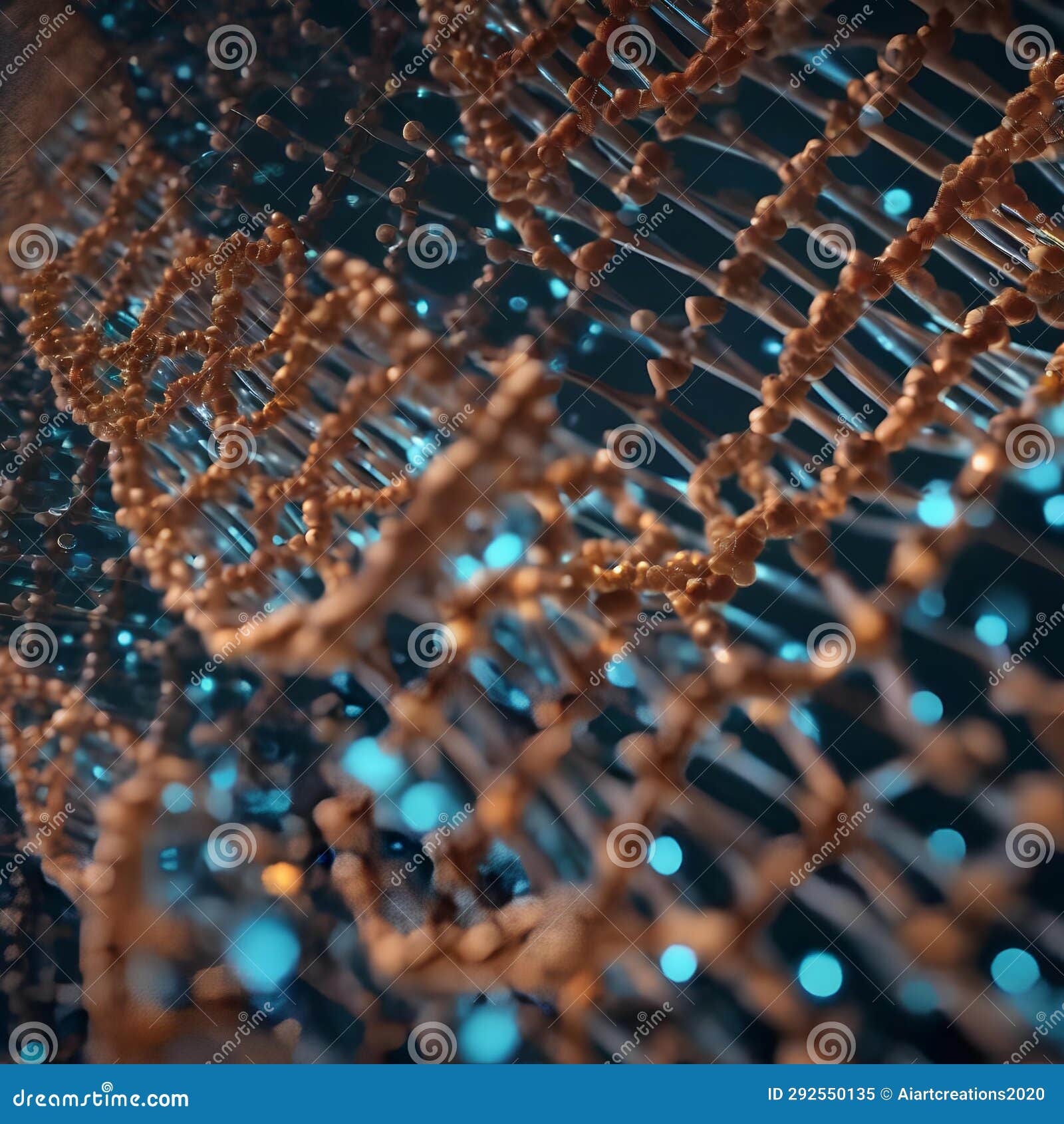 A Computer-generated Visualization of the Intricate Genetic Code within ...