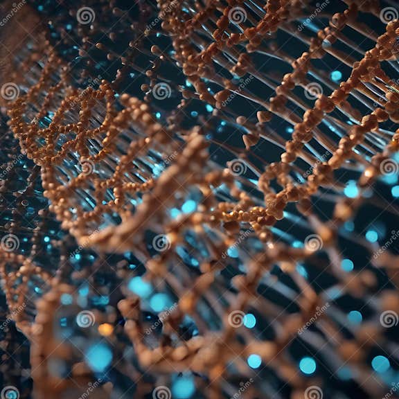 A Computer-generated Visualization of the Intricate Genetic Code within ...