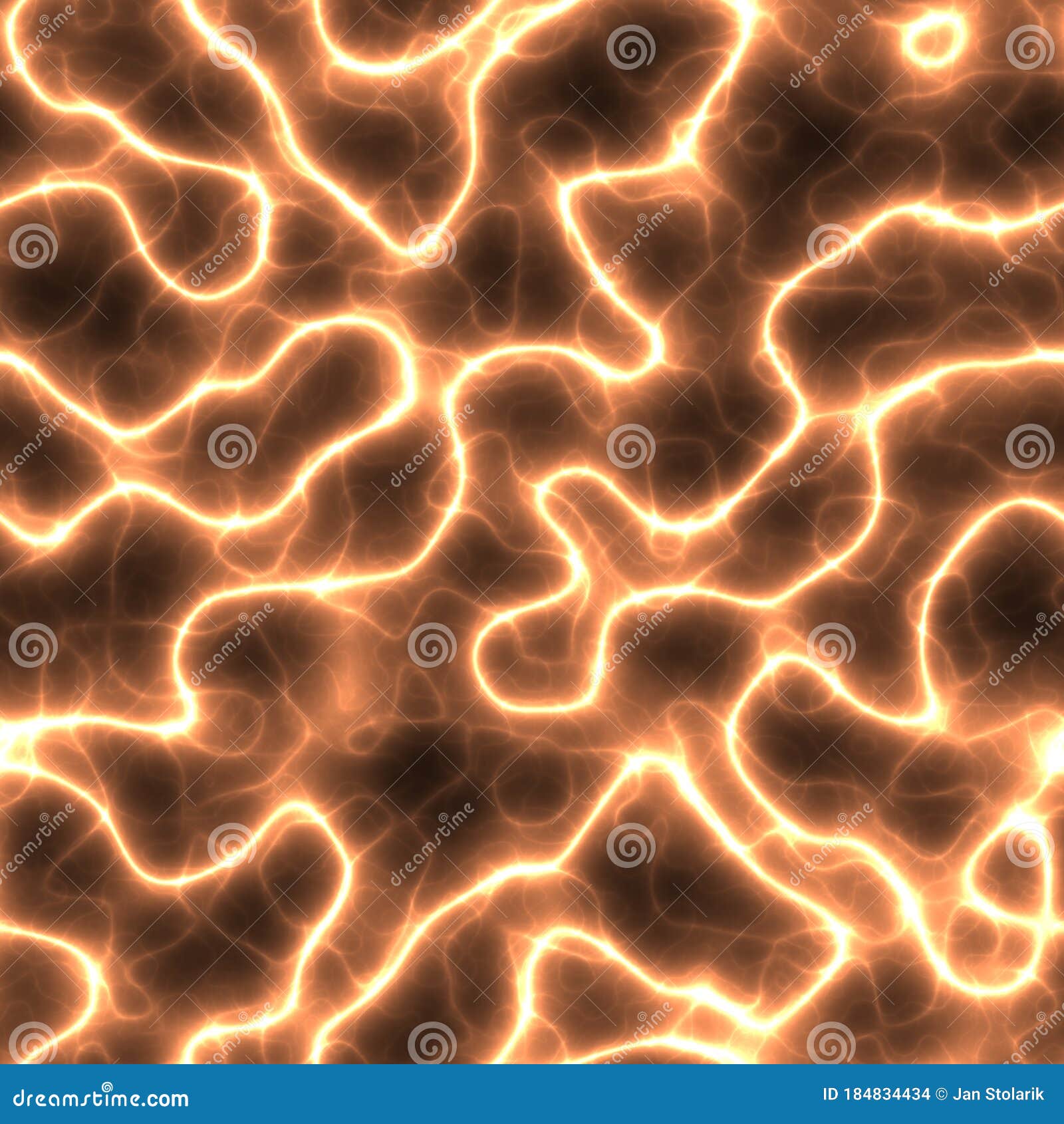 Yellow Seamless Electricity Texture Stock Illustration - Illustration ...