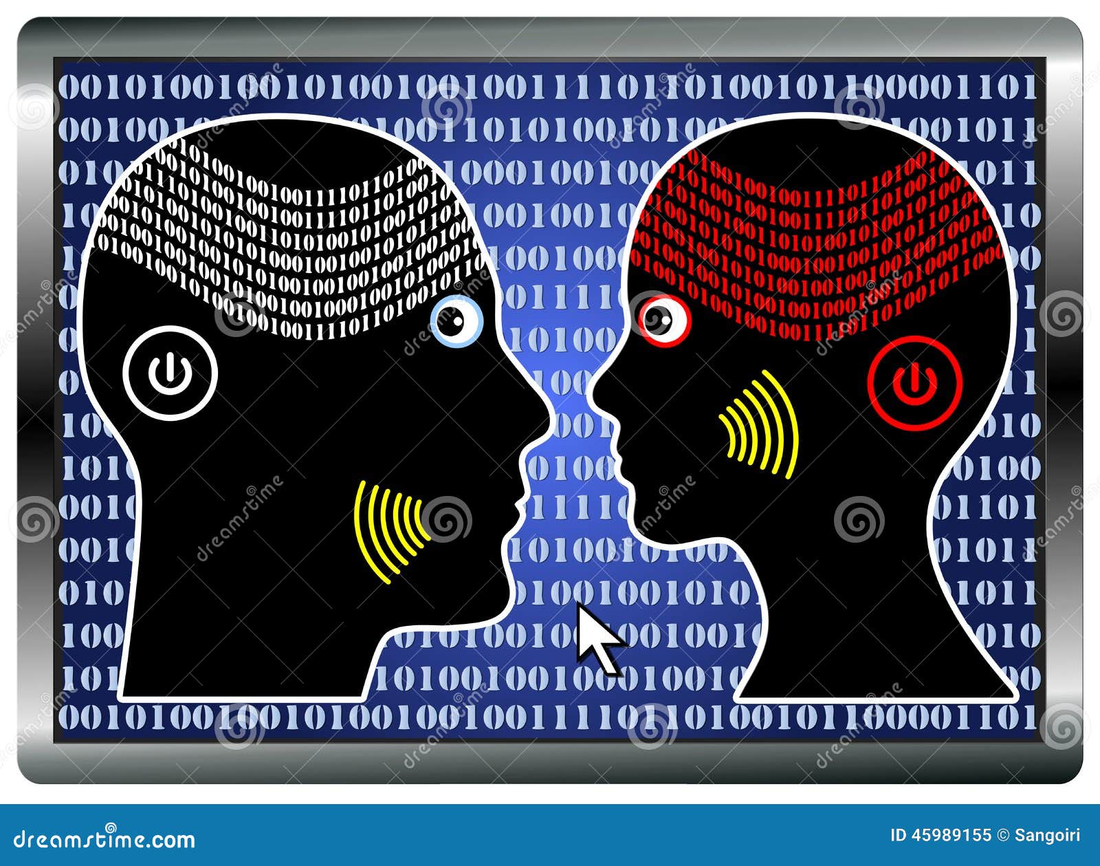 Computer Generation stock illustration. Illustration of geek - 45989155