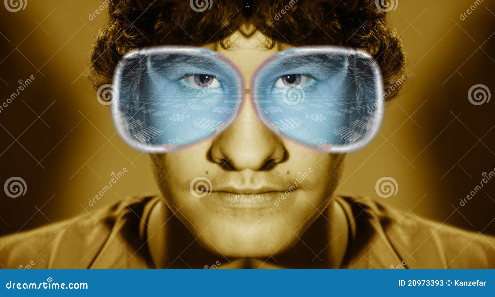 The computer genius stock image. Image of background - 20973393