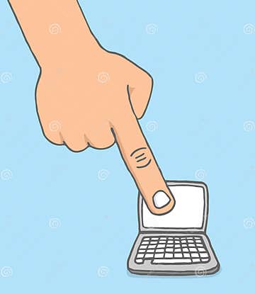 Computer Getting Even Smaller Stock Vector - Illustration of concept ...