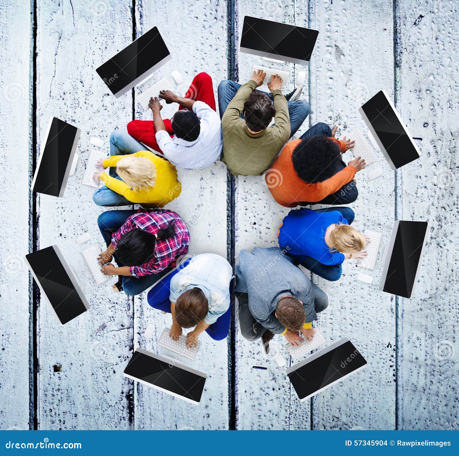 Computer Global Communications Connection Corporate Concept Stock Photo ...