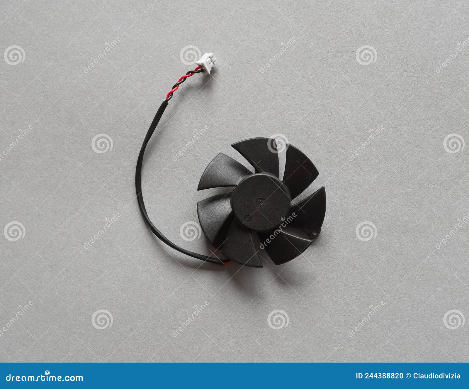 Computer gpu fan stock photo. Image of wire, technological - 244388820