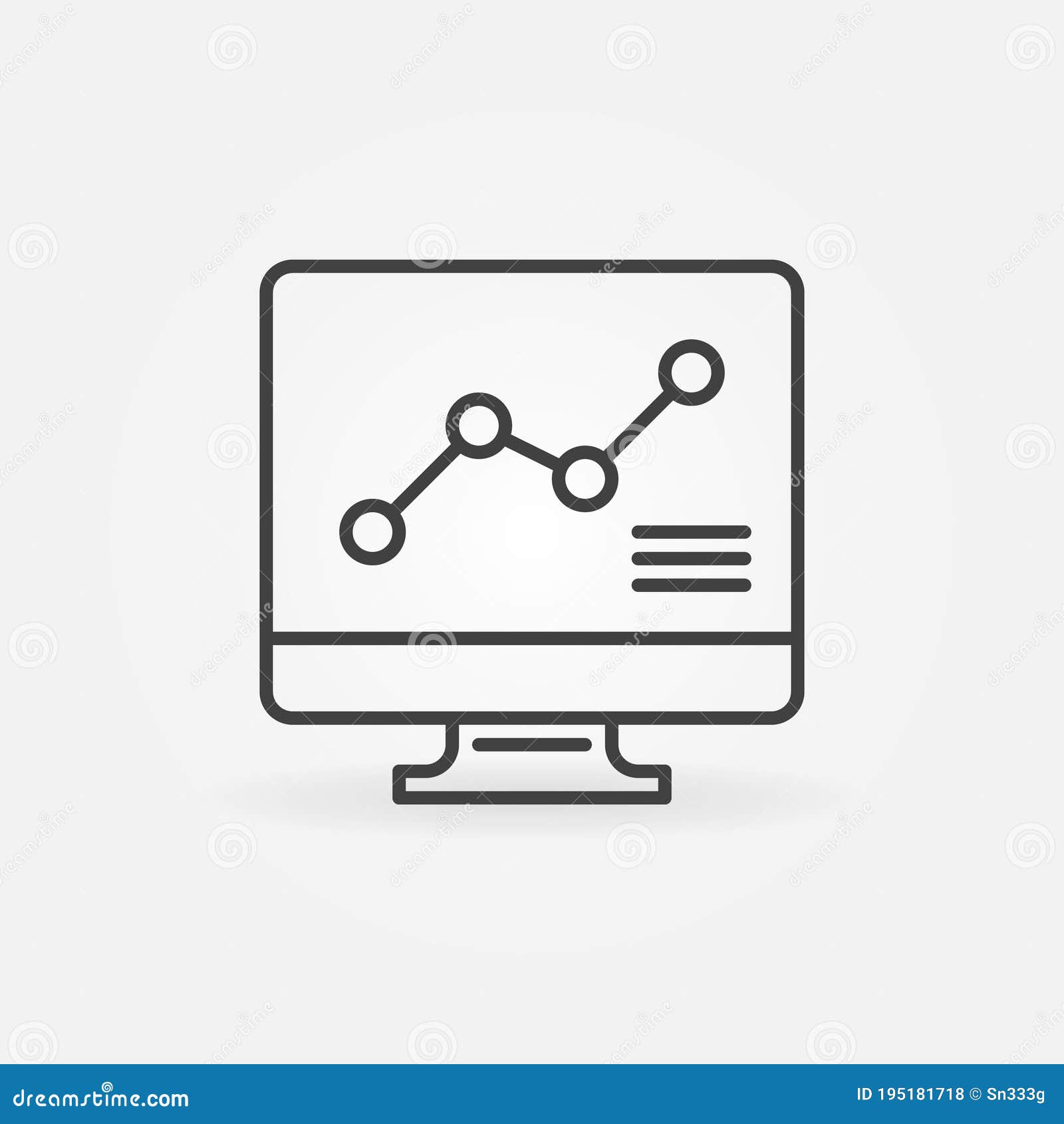 Ar Graph Linear Icon. Modern Outline Ar Graph Logo Concept On Wh ...