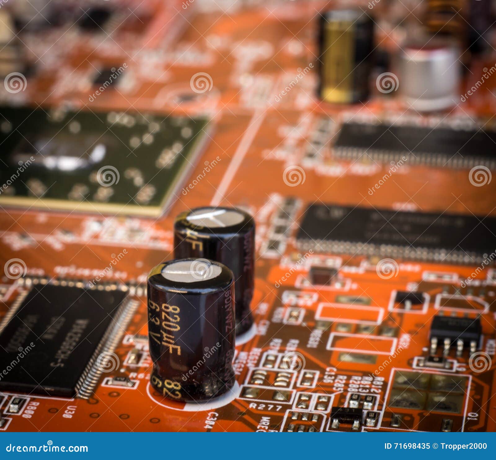 Computer graphic card. stock image. Image of abstract - 71698435