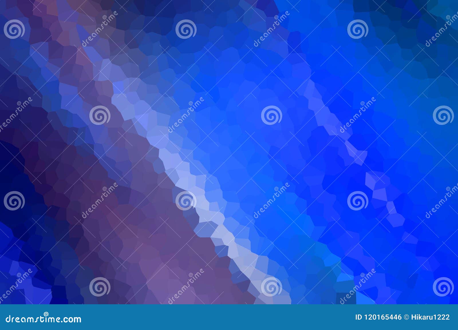 Abstract Blue Motion Blur With Crystallize Effect, Use As The ...