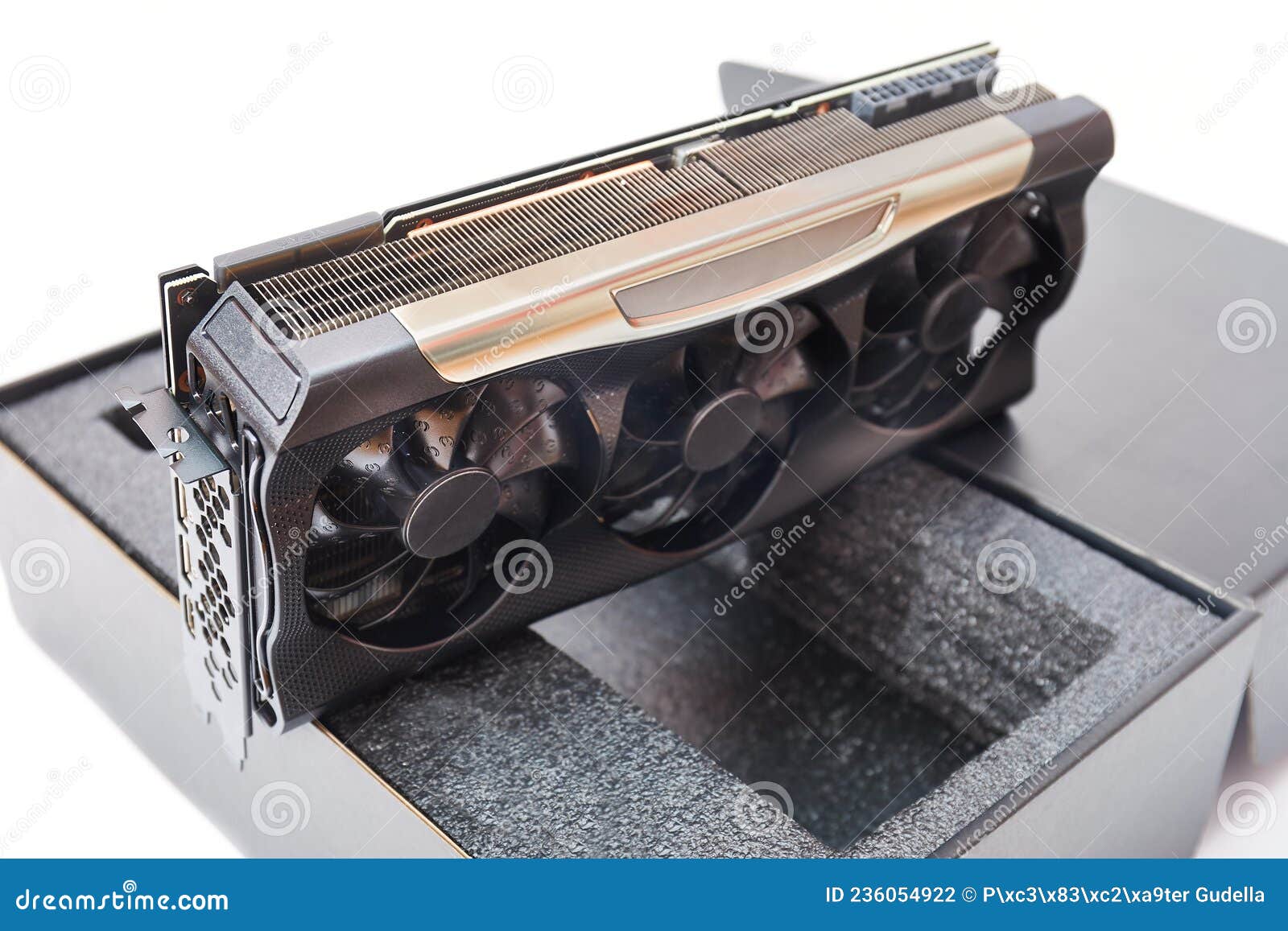 Computer Graphics Card on a Desk Stock Photo - Image of electronics ...