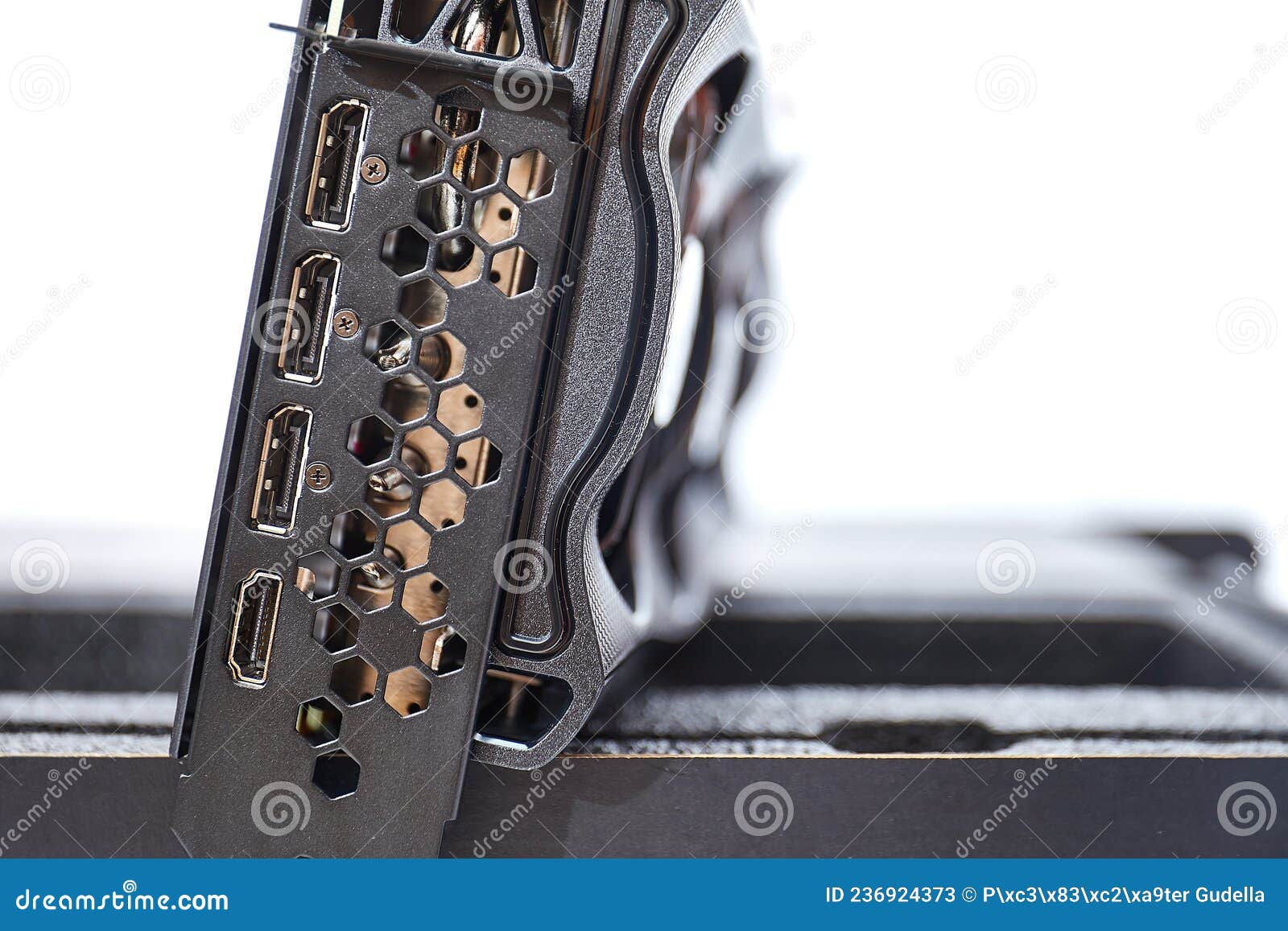 Computer Graphics Card on a Desk Stock Image - Image of gamer, fast ...