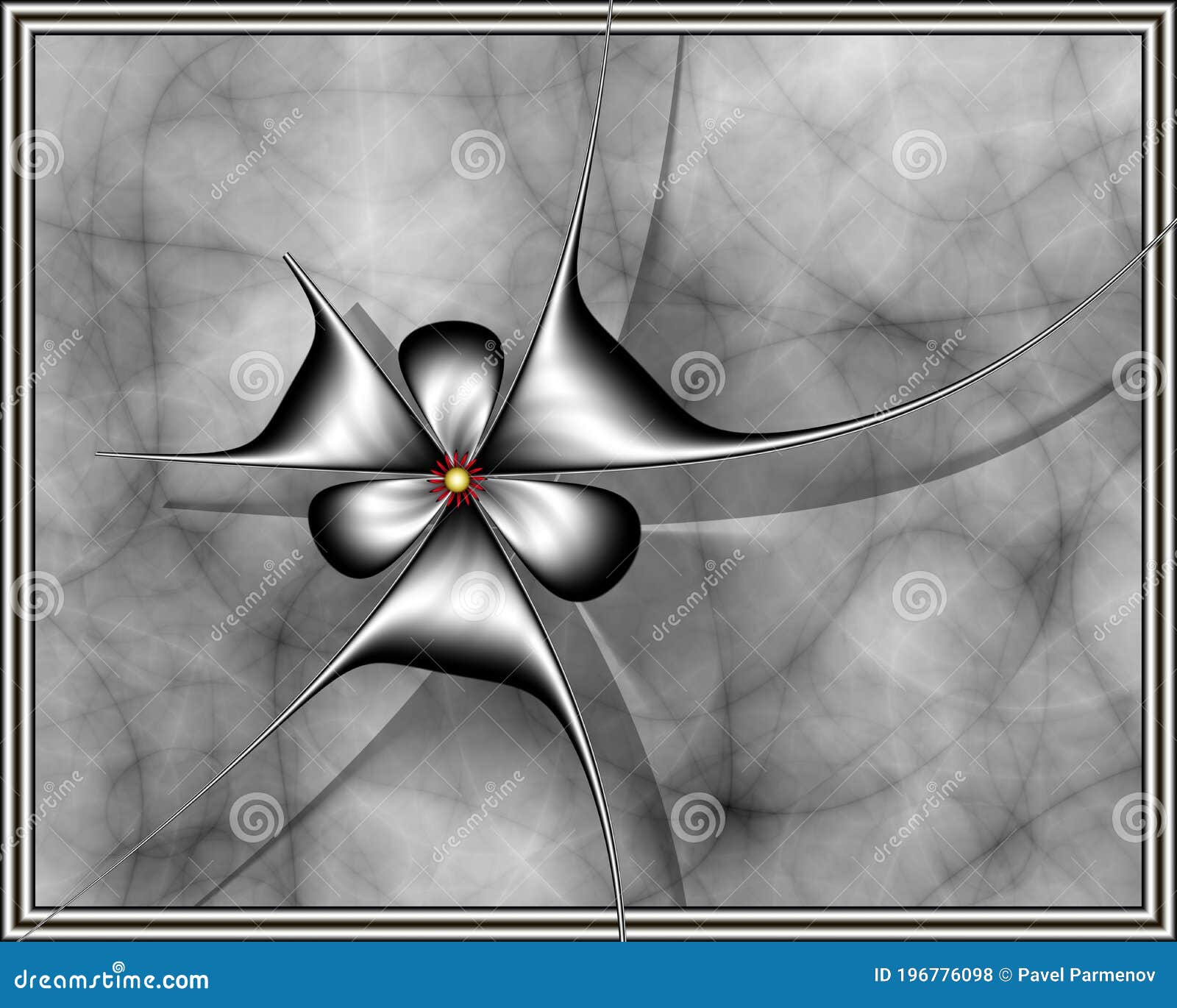 Computer Graphics. Fractal Texture Stock Illustration - Illustration of ...