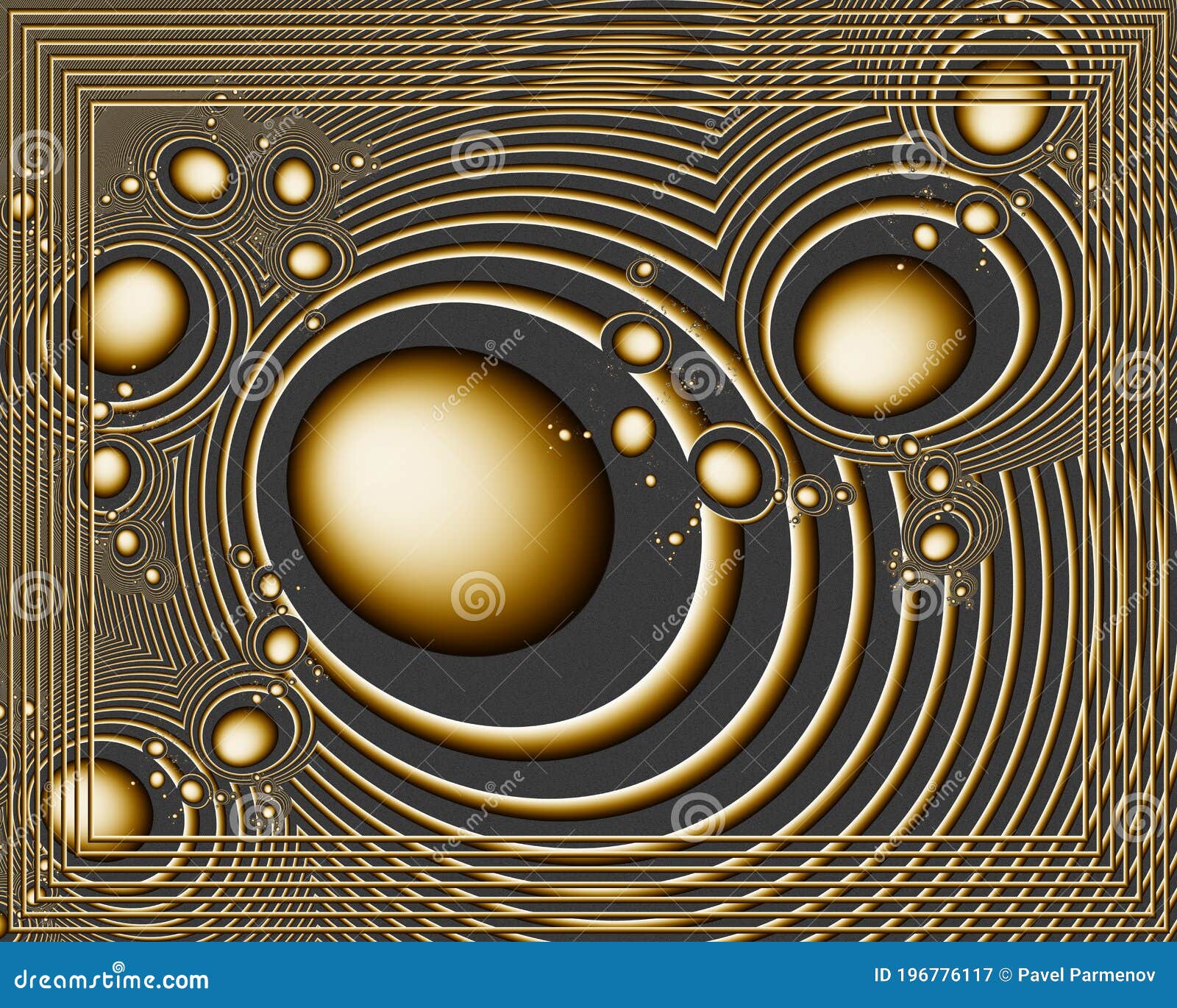 Computer Graphics. Fractal Texture Stock Illustration - Illustration of ...
