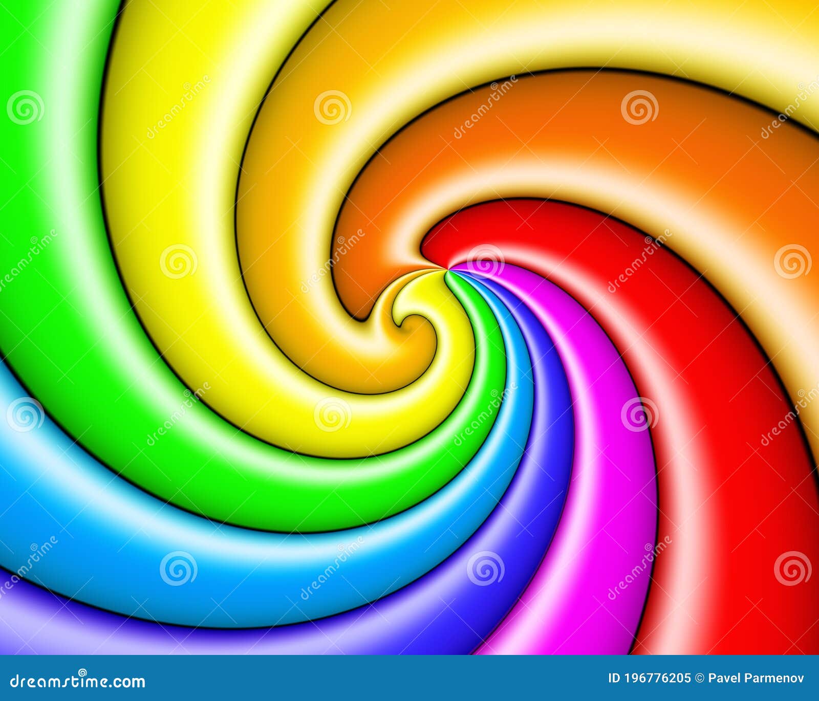 Computer Graphics. Fractal Texture Stock Illustration - Illustration of ...