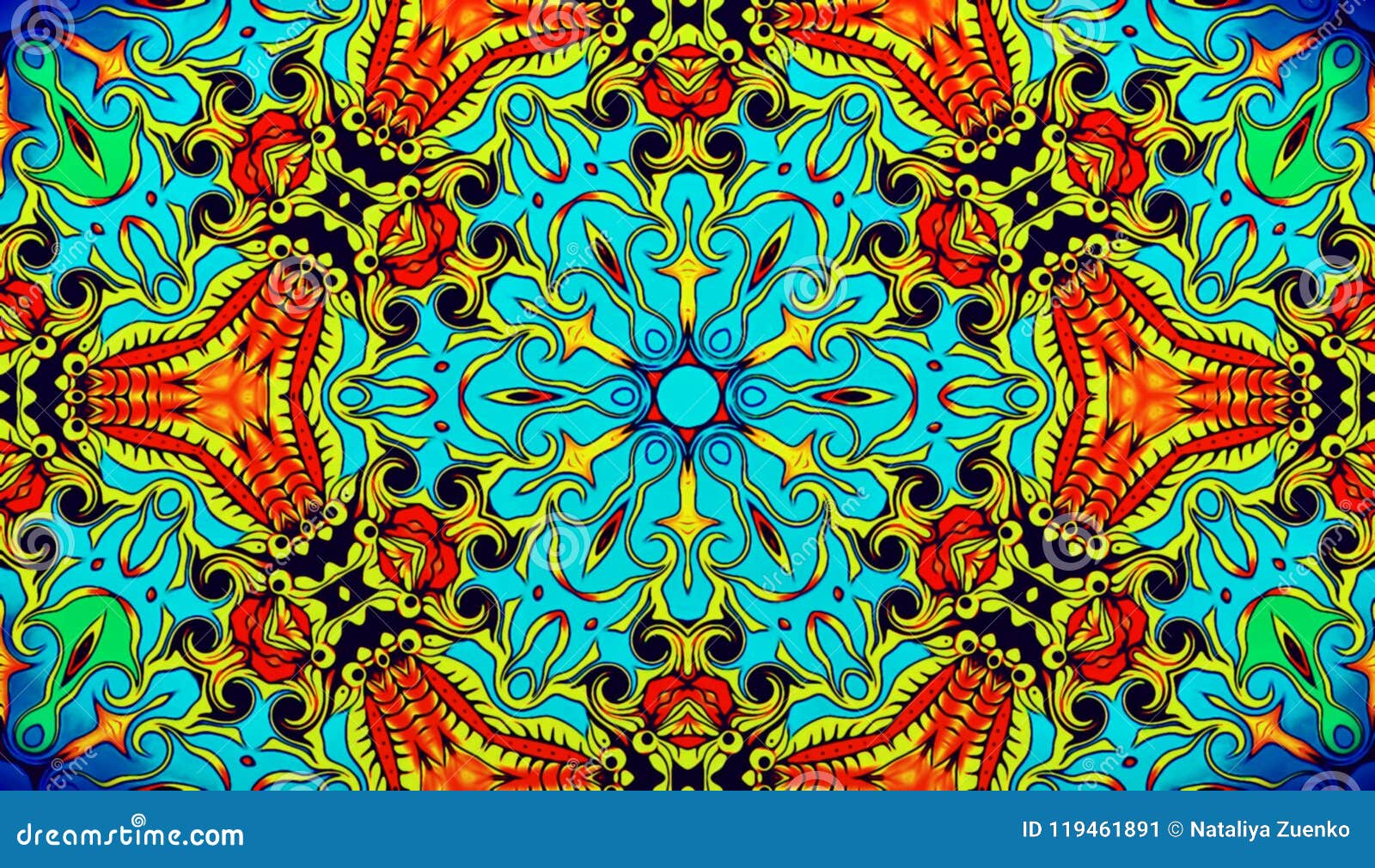 Computer Graphics. Illustration of an Abstract Background, a ...