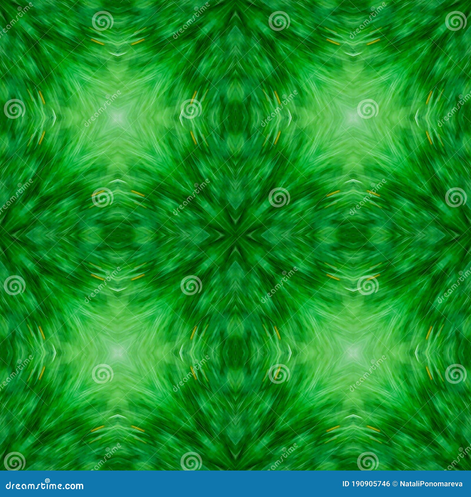 Computer Graphics, Illustration - a Square Pattern, Kaleidoscope in ...