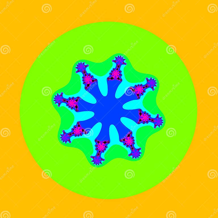 Computer Graphics Image of the Fractal Behaviour of a Mathematical ...