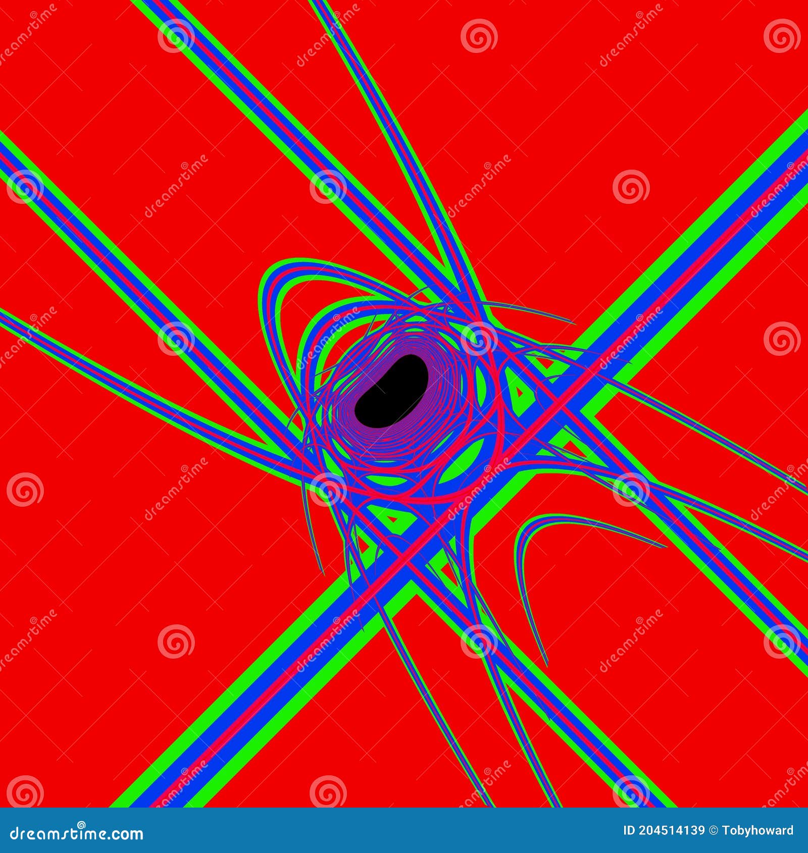 Computer Graphics Image of the Fractal Behaviour of a Mathematical ...