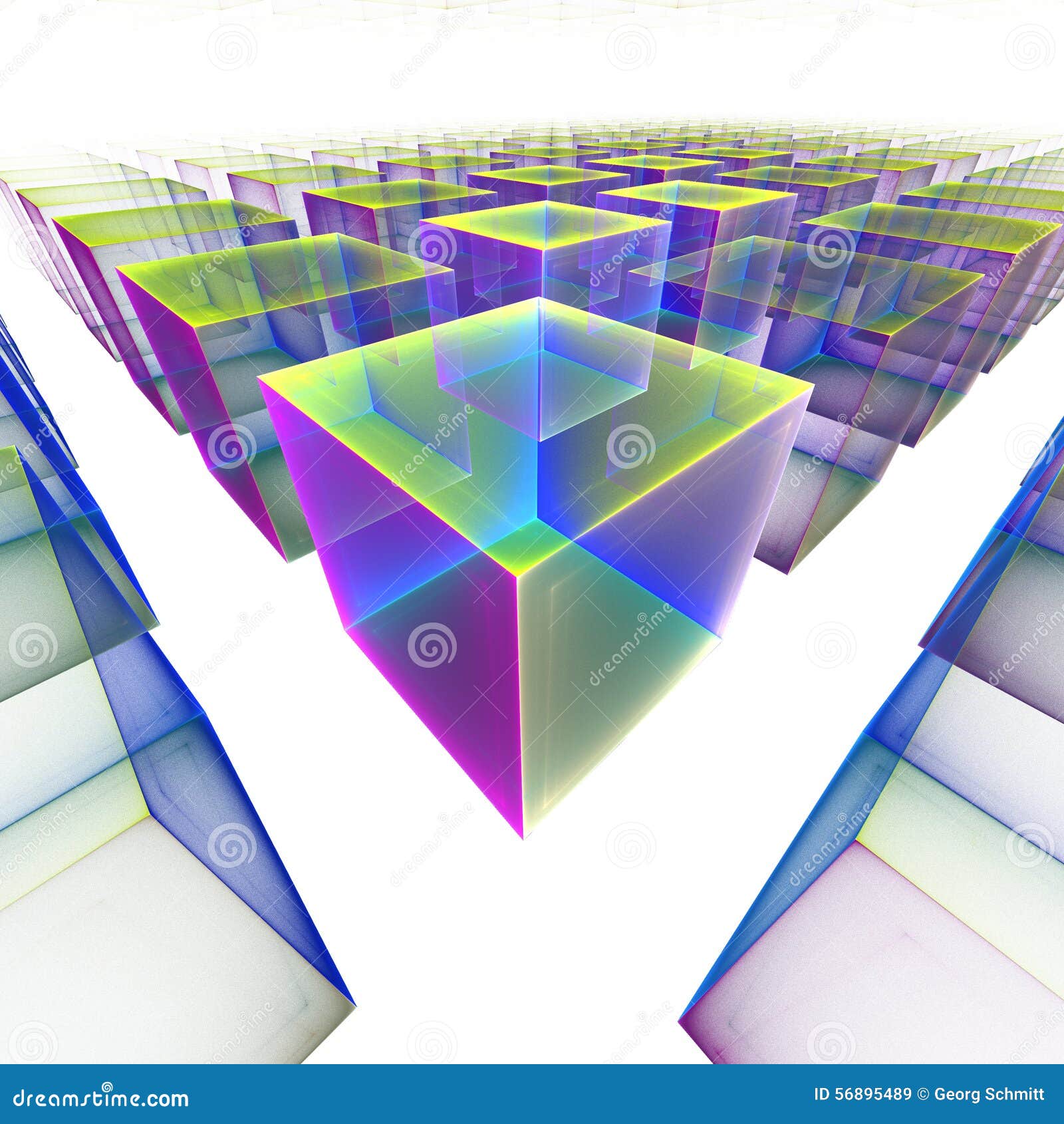 Computer Graphics: Magic Cubes Stock Illustration - Illustration of ...