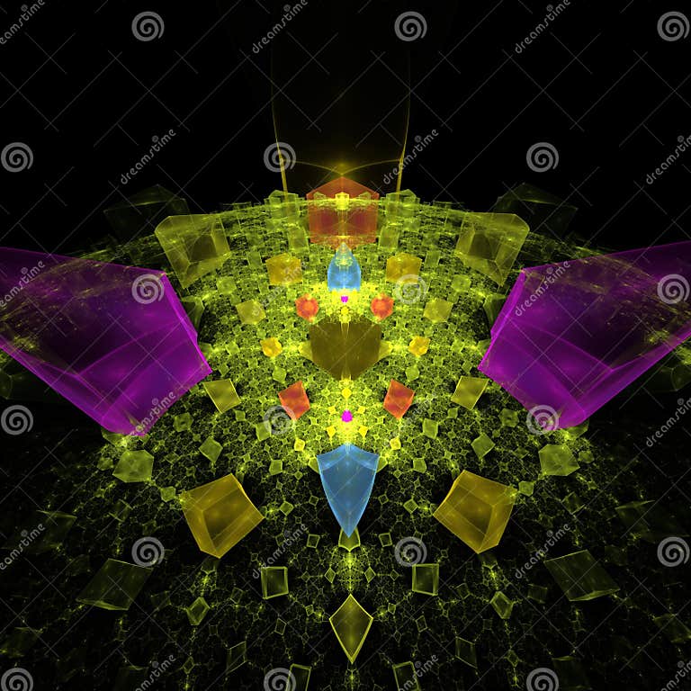 Computer Graphics: Magic Gems Stock Illustration - Illustration of ...