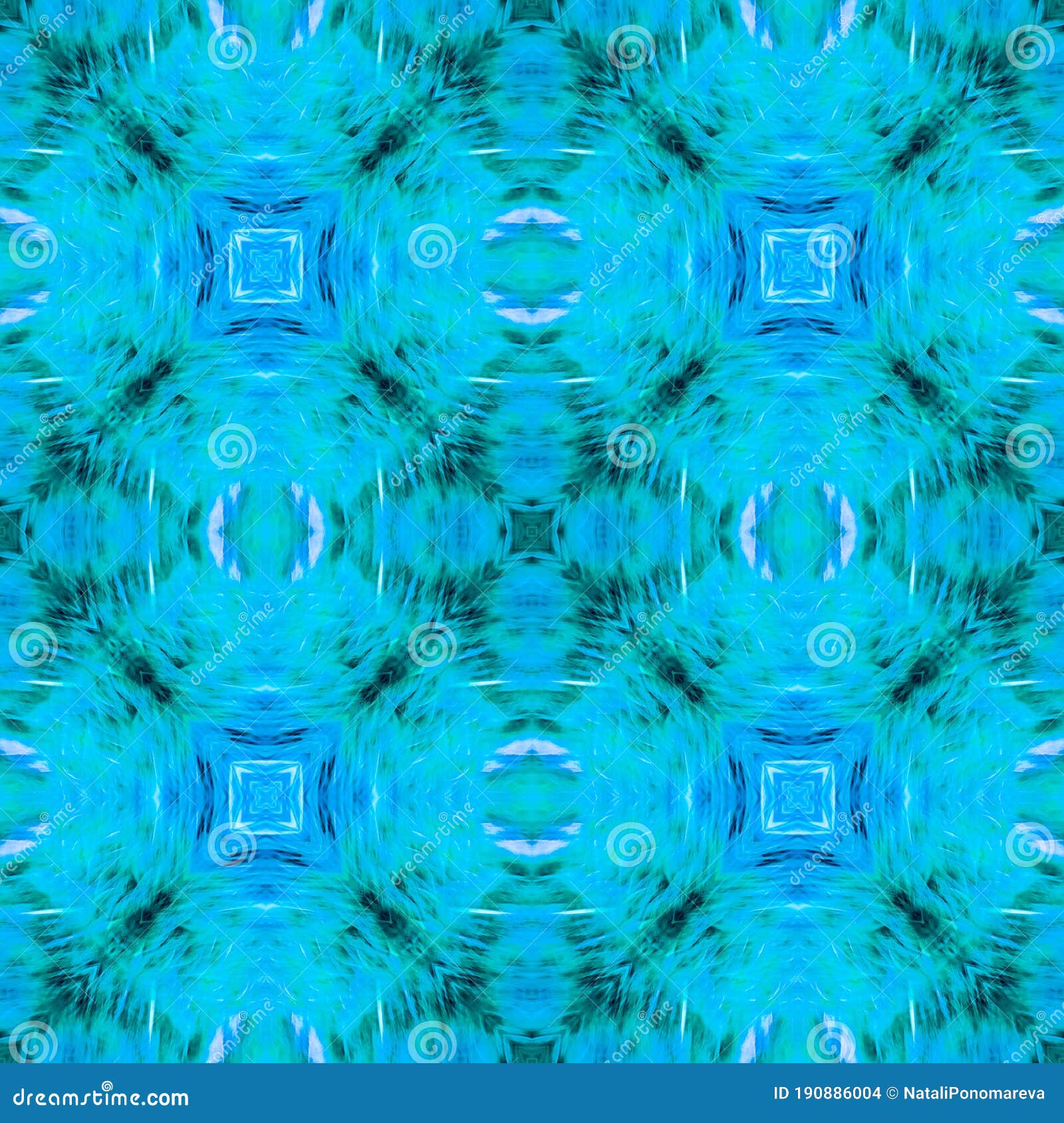 Seamless Surreal Pattern With Cute Cartoon Monsters On Dark Background ...