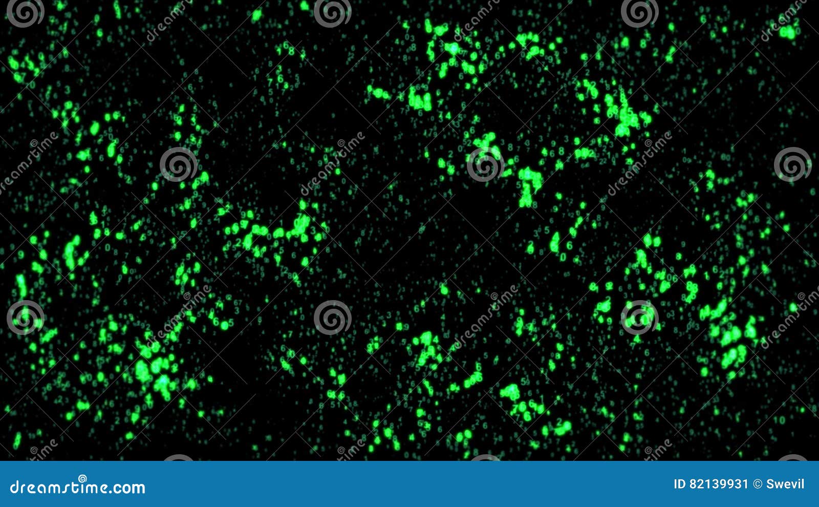 Computer Green Code. Background of Green Numbers Stock Illustration ...