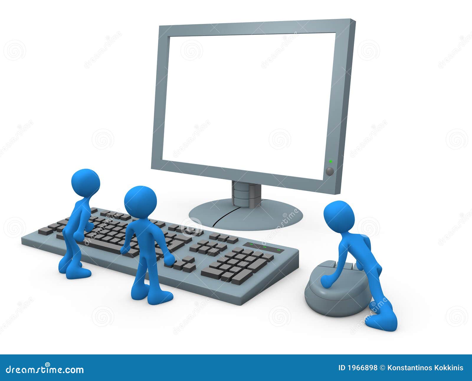 Computer Guys stock illustration. Illustration of computer - 1966898