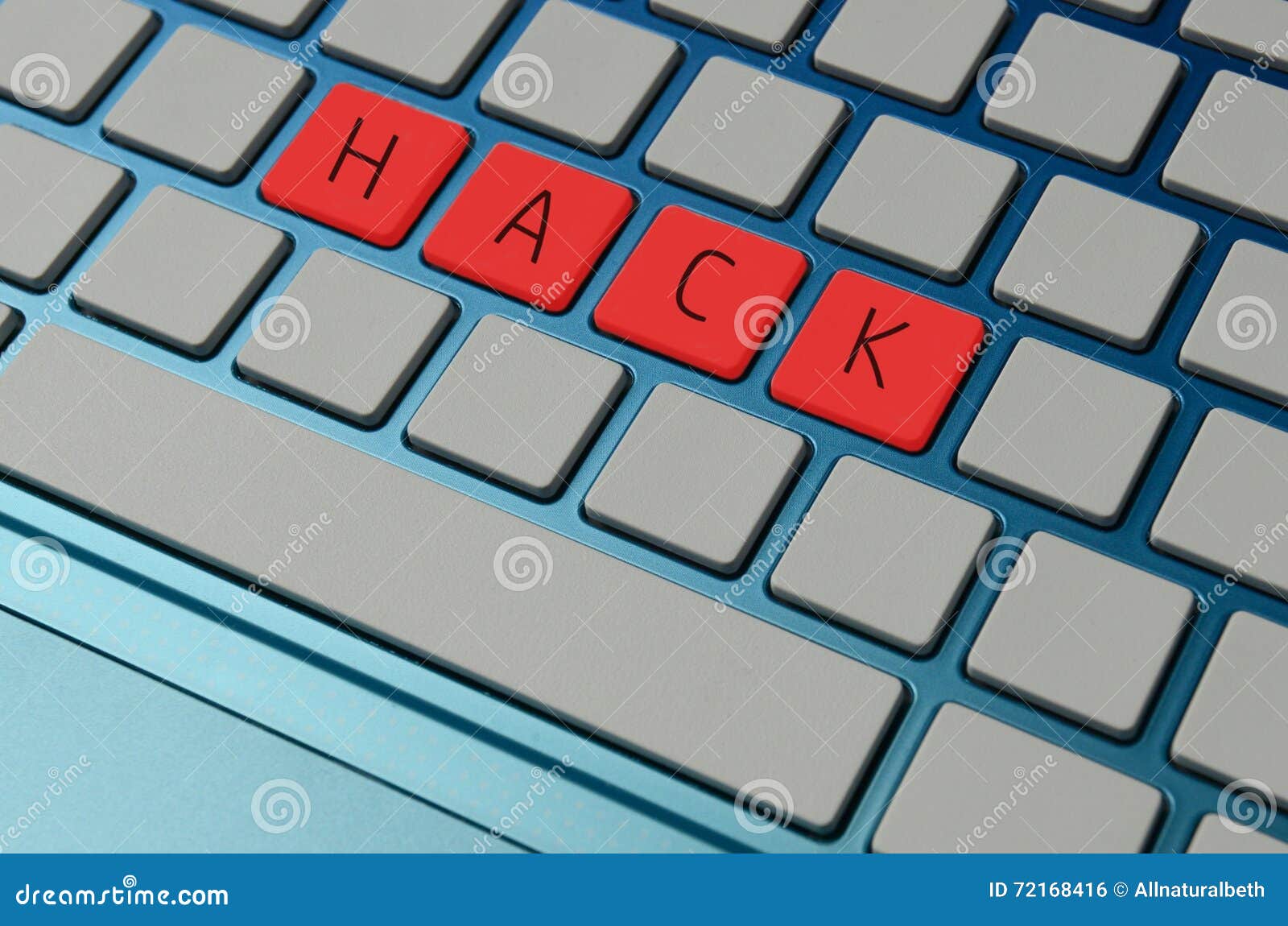Computer Hack on a Computer Concept Stock Photo - Image of keypad ...