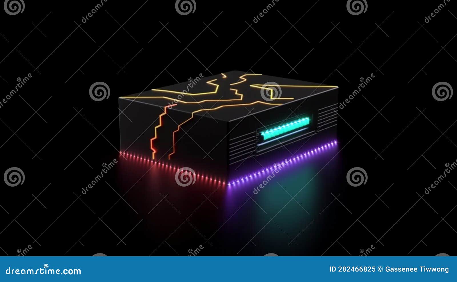 Computer Hack Warning Concept Of Attacking Generative Ai Stock Illustration Illustration Of