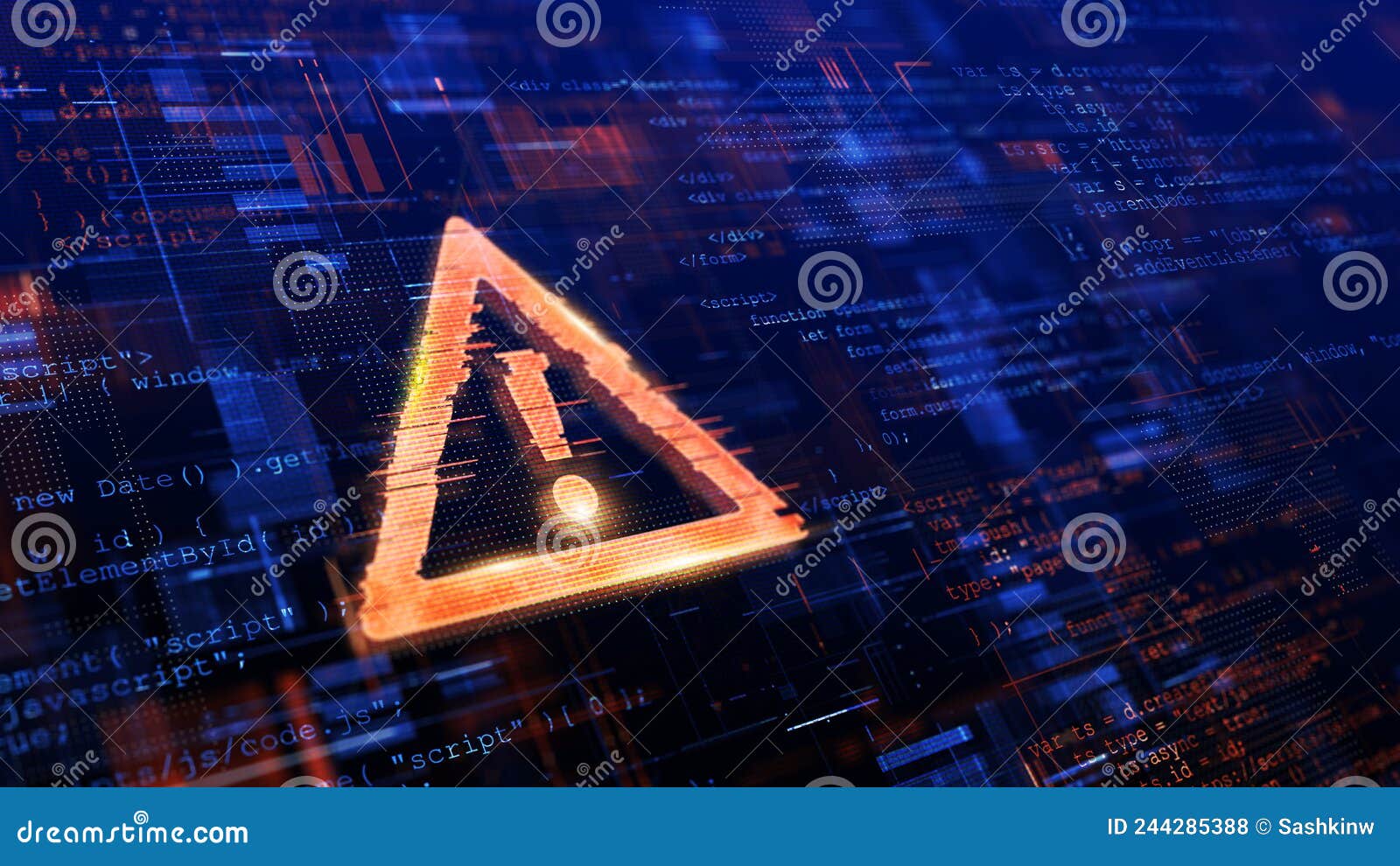 Computer Hacked, System Error, Virus, Cyber Attack, Malware Concept ...