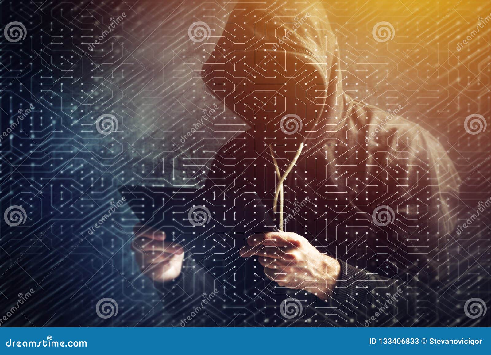 Computer Hacker Hacking Artificial Neural Network Stock Image - Image ... Computer Hacker Hacking Artificial Neural Network Stock Image - Image ...