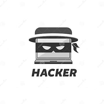Hacker logo design stock vector. Illustration of data - 140759150