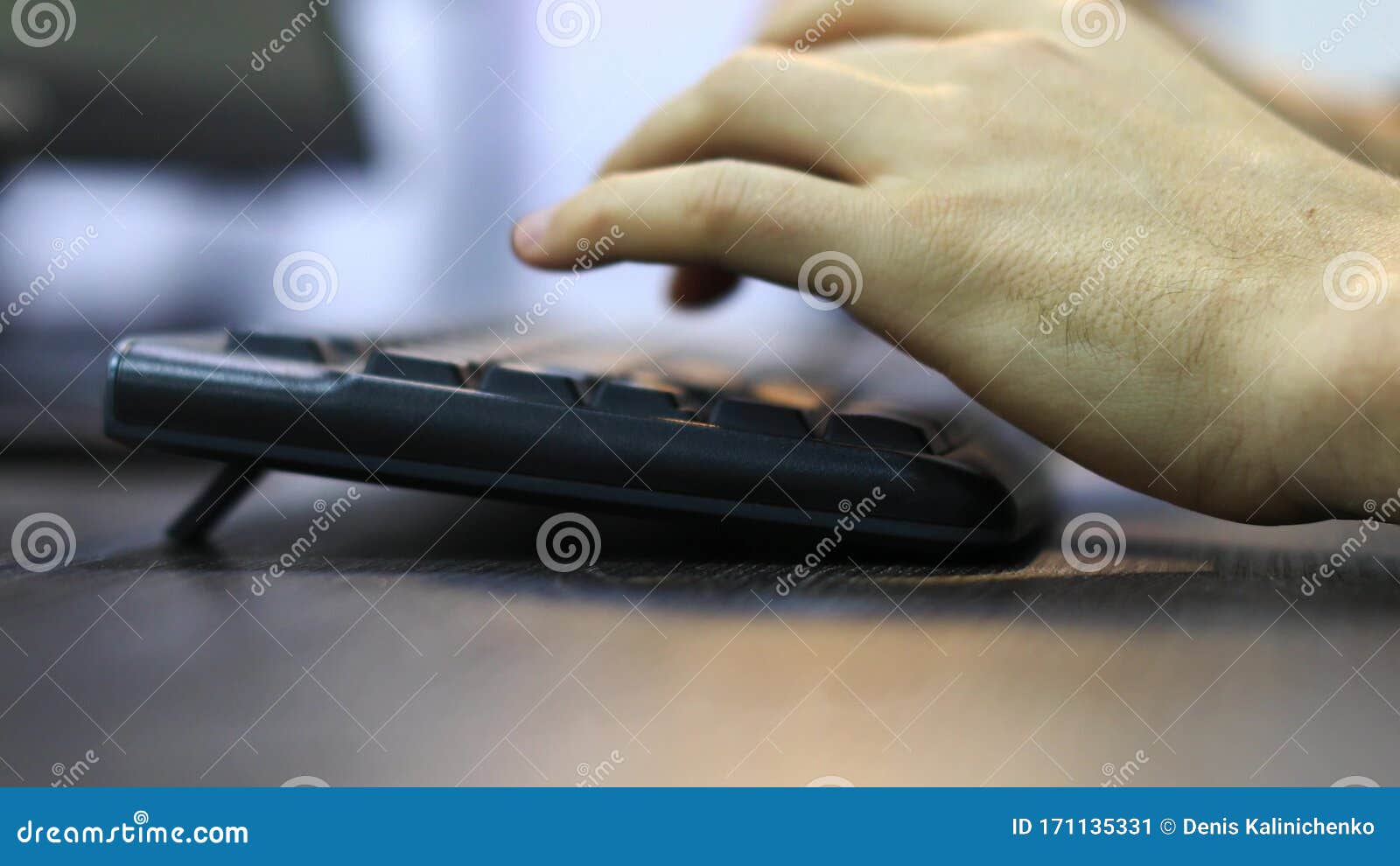 Computer Hacker Typing Code On Keyboard Late Night Working Stock Video Video Of Desktop