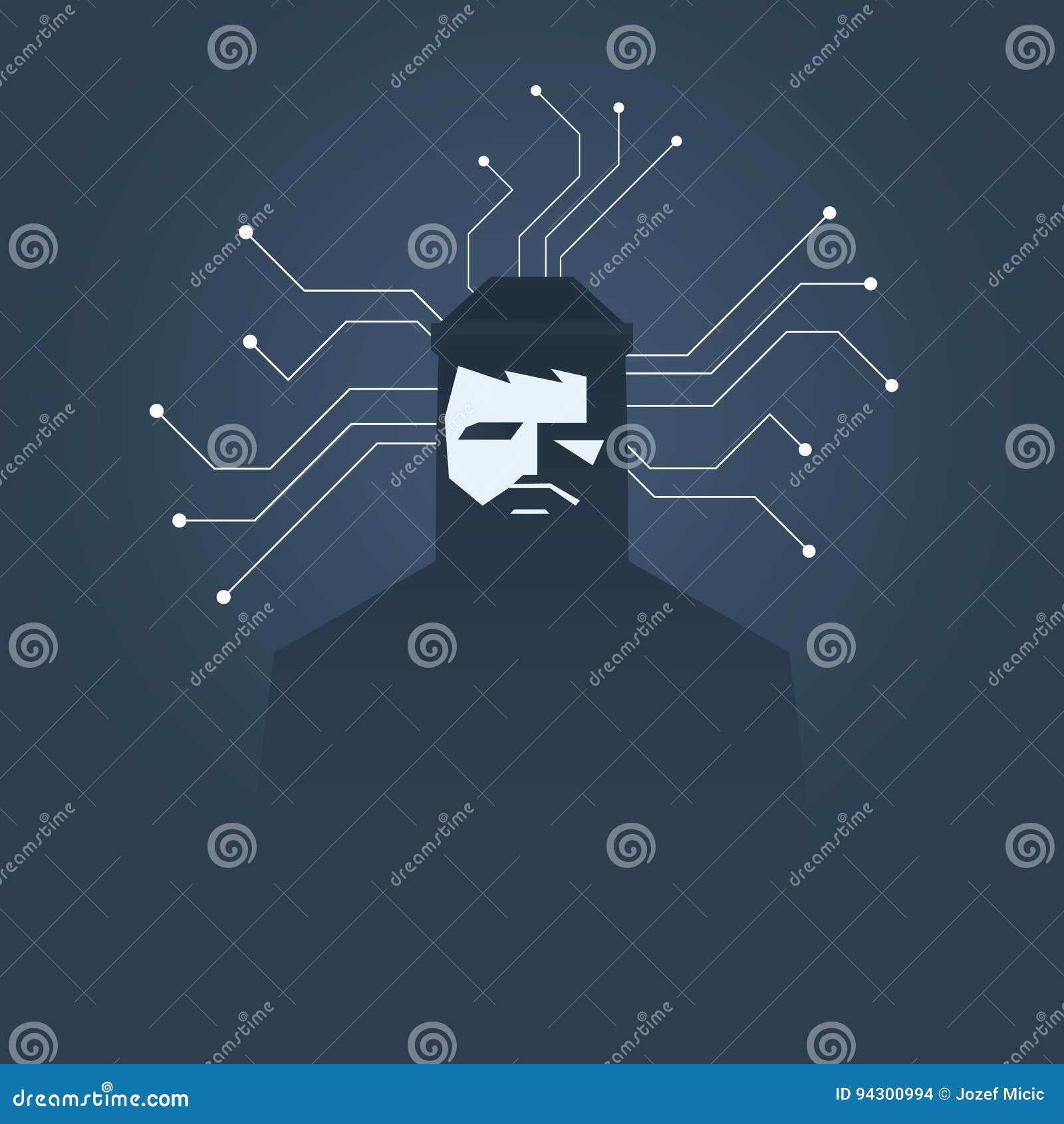 Computer Hacker Vector Symbol. Cyber Security, Phishing, Digital Theft ...