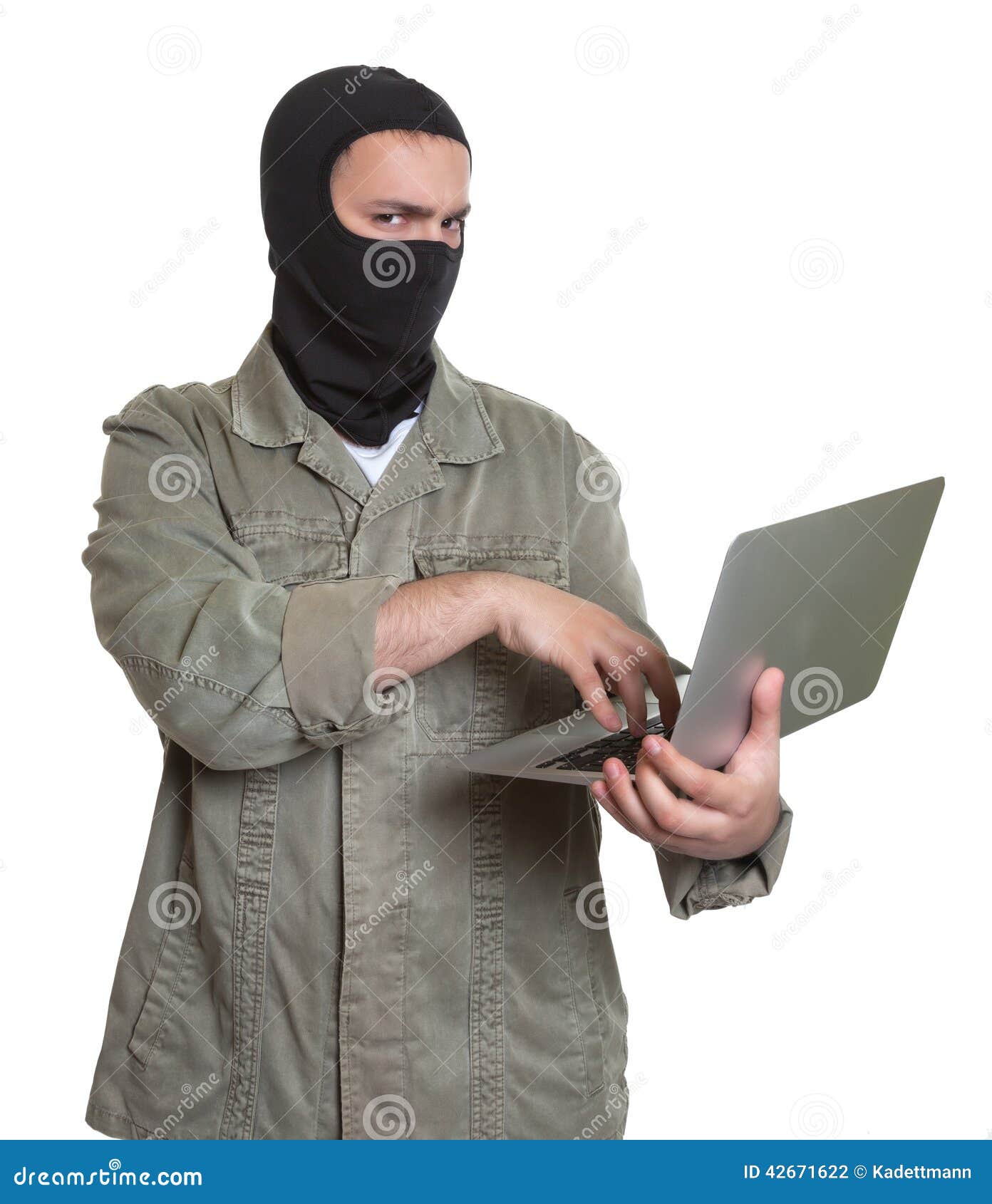 Computer hacker at work stock photo. Image of identity - 42671622