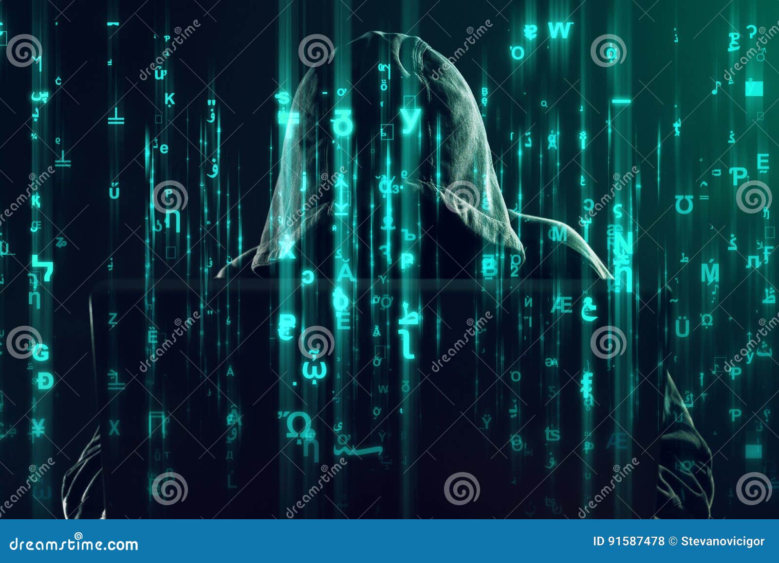 Computer Hacker Working on Laptop, Programming Bugs and Viruses Stock ... Computer Hacker Working on Laptop, Programming Bugs and Viruses Stock ...