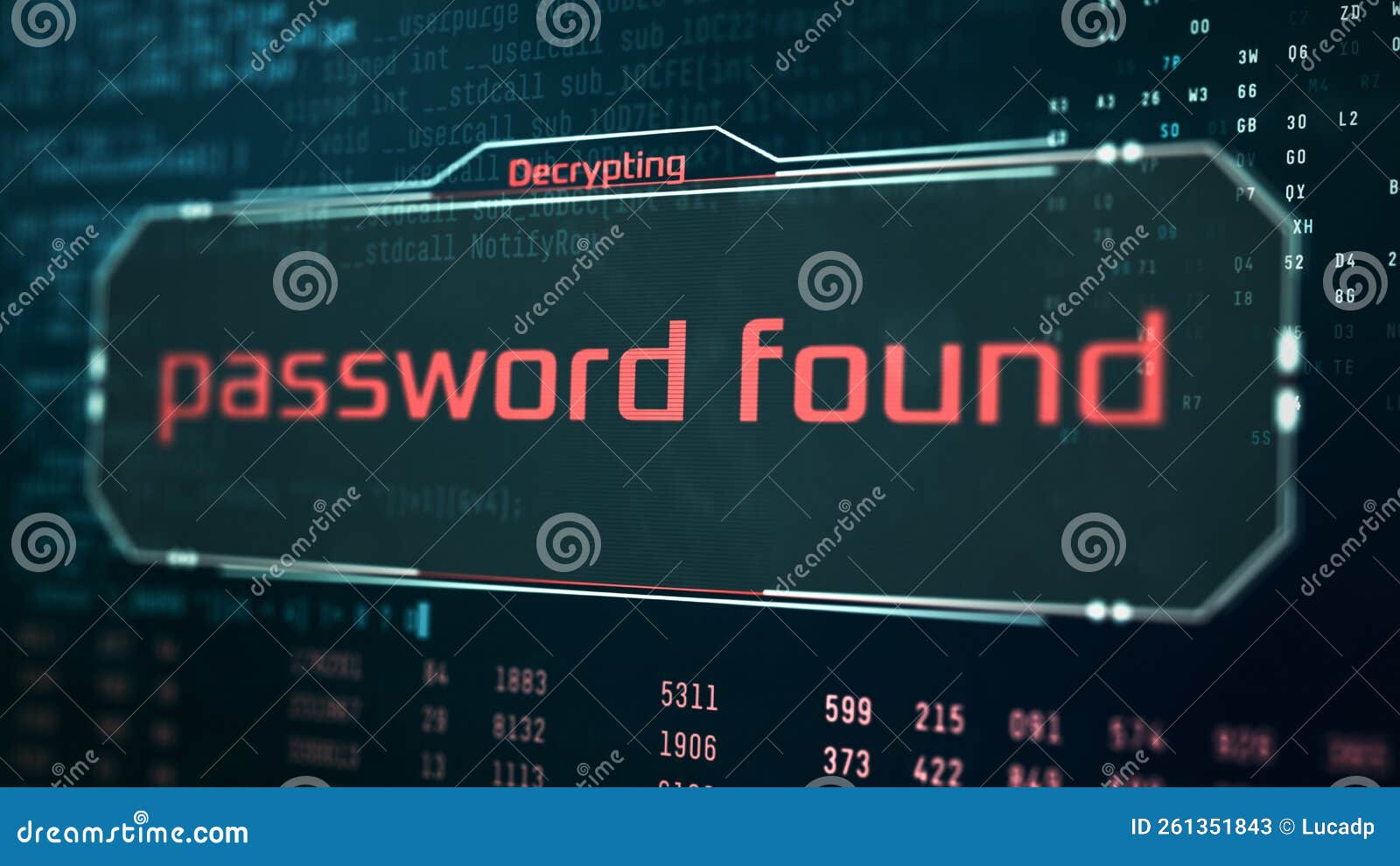 Computer hacking concept stock illustration. Illustration of concept ...