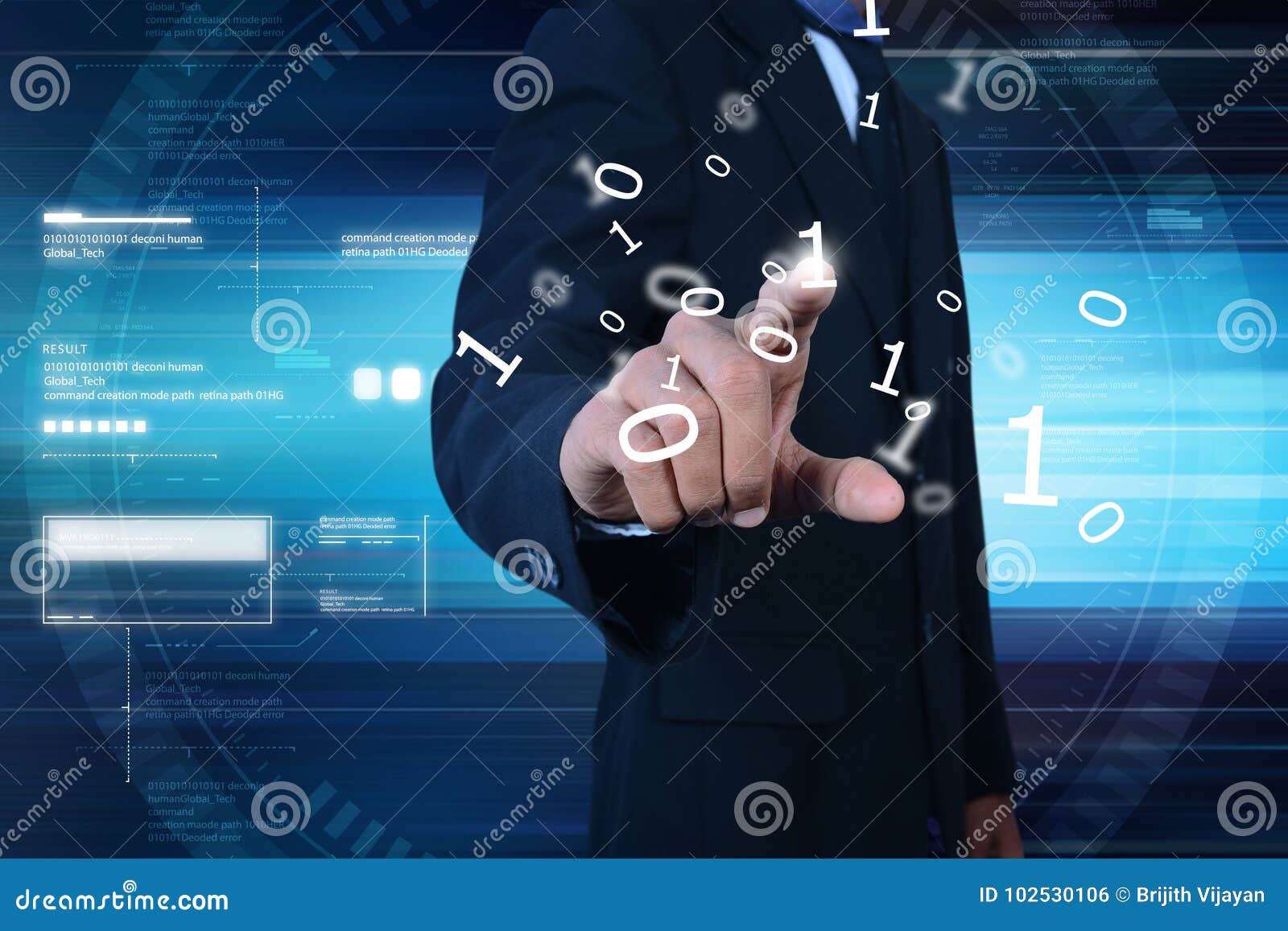 Computer hacking concept stock illustration. Illustration of hacking ...