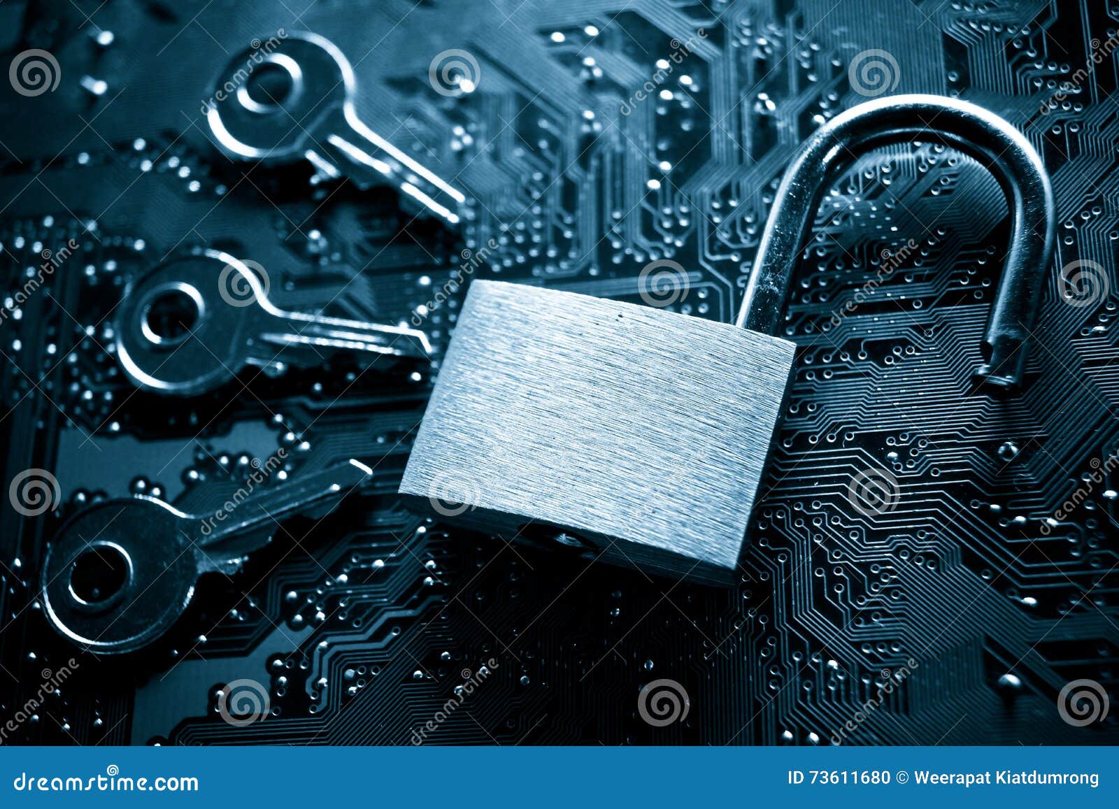 Computer hacking stock photo. Image of data, padlock - 73611680