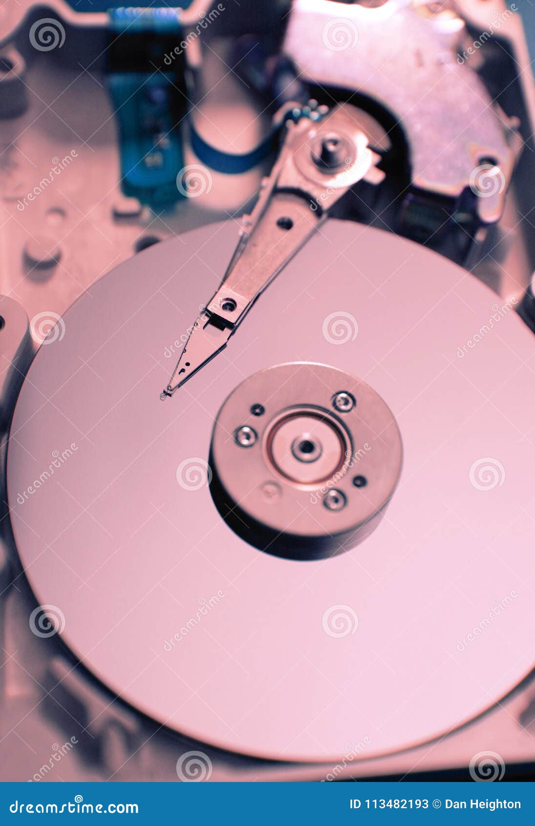 COMPUTER HARD DISC DRIVE stock image. Image of technology - 113482193