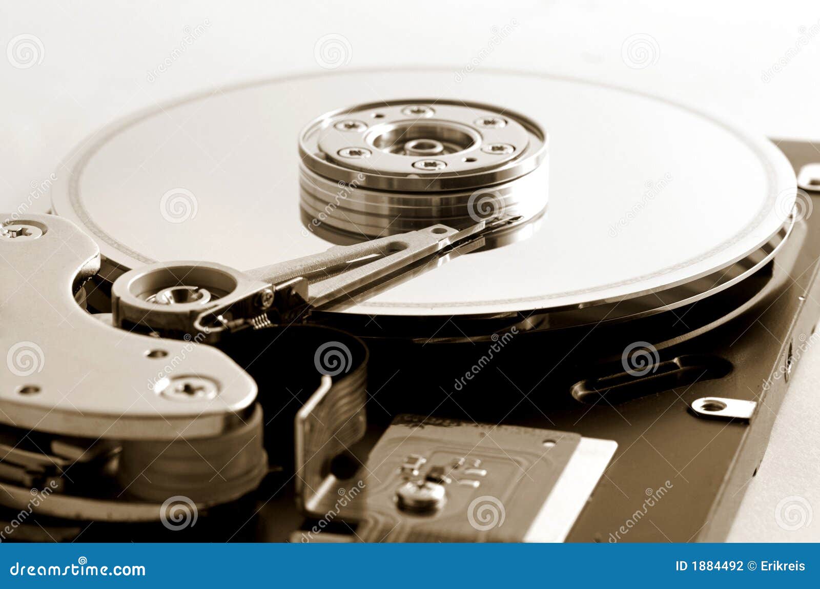 Computer hard Disk Drive stock photo. Image of concept - 1884492