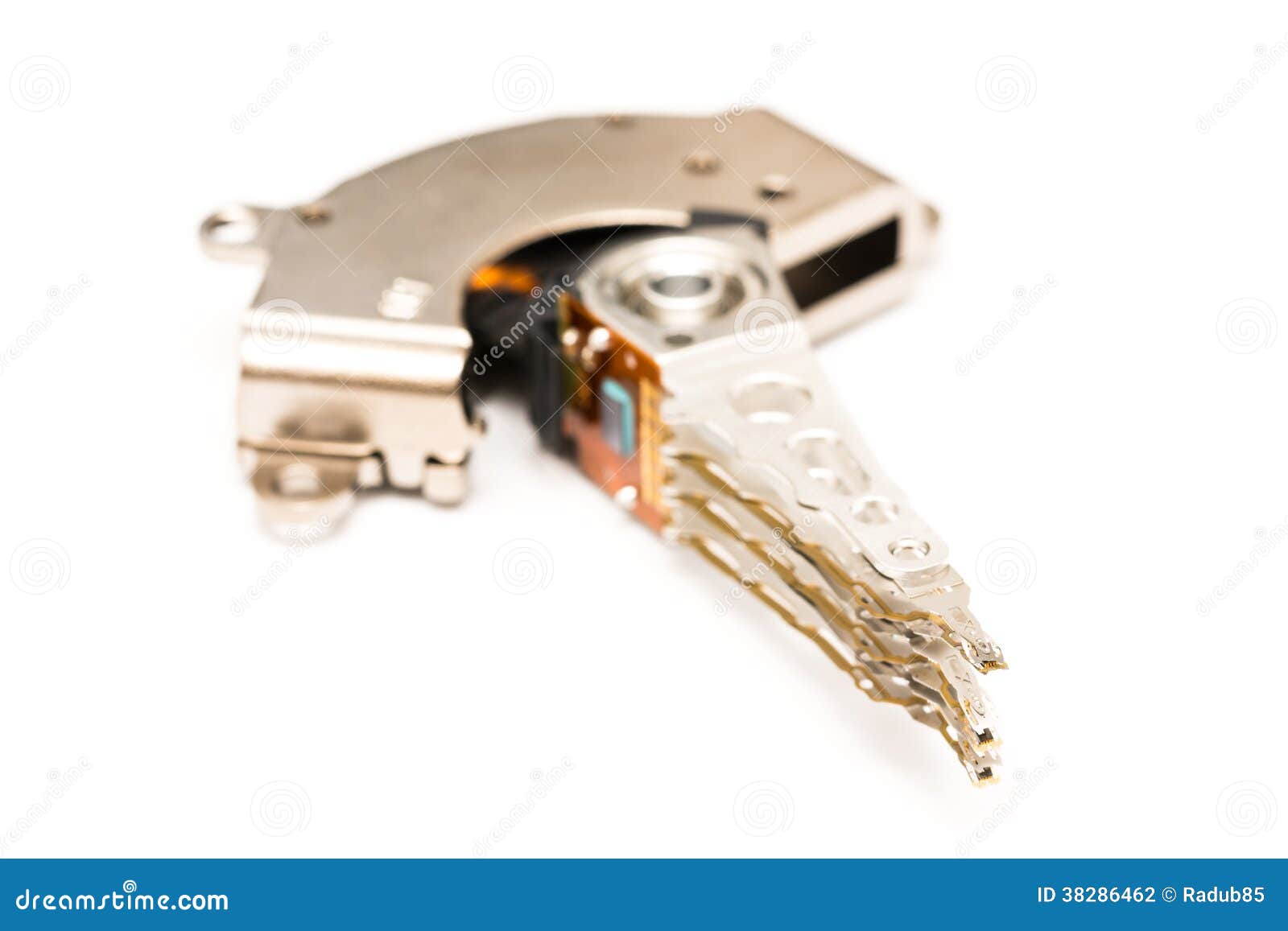 Computer Hard Disk Drive Actuator Stock Photo - Image of accessibility ...