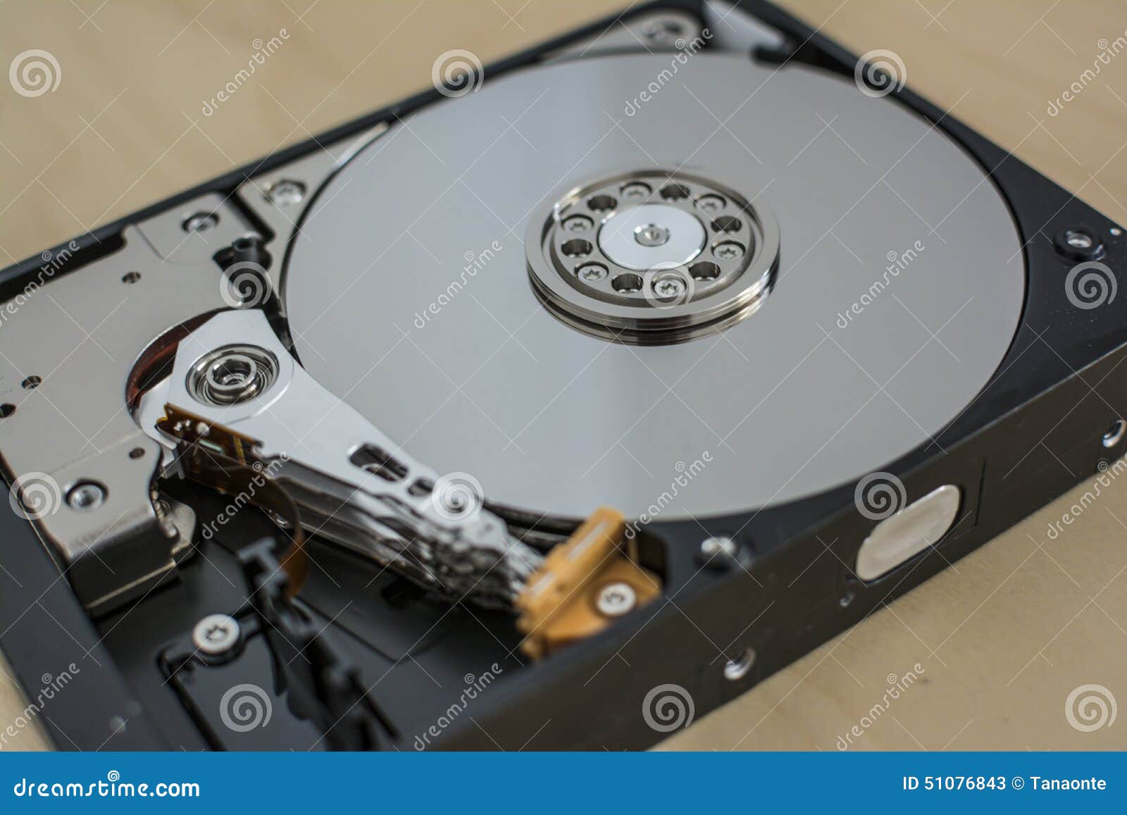 Computer Hard Disk Drive stock image. Image of hardware - 51076843