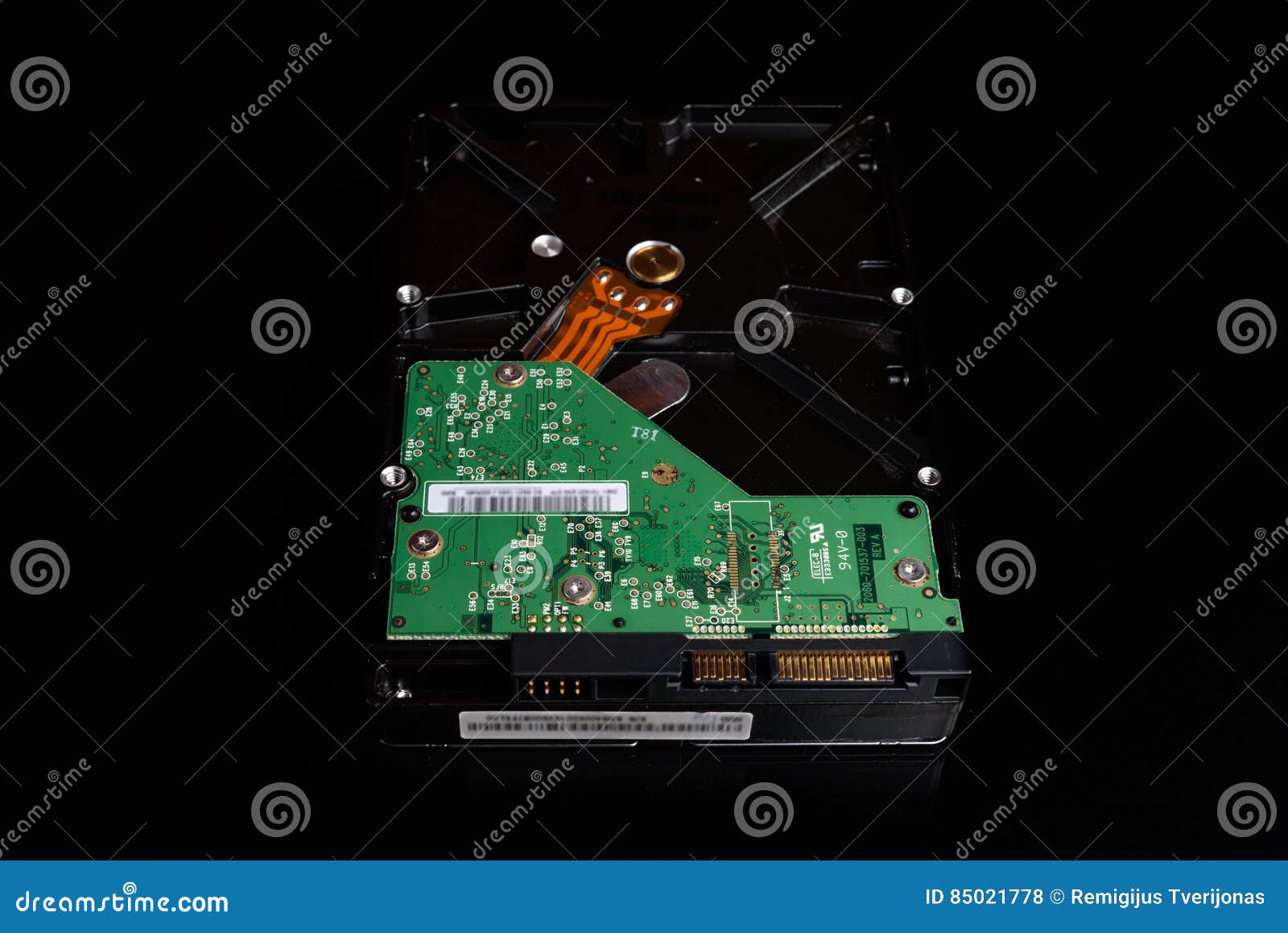 Computer Hard Disk Drive Isolated Stock Photo - Image of technology ...