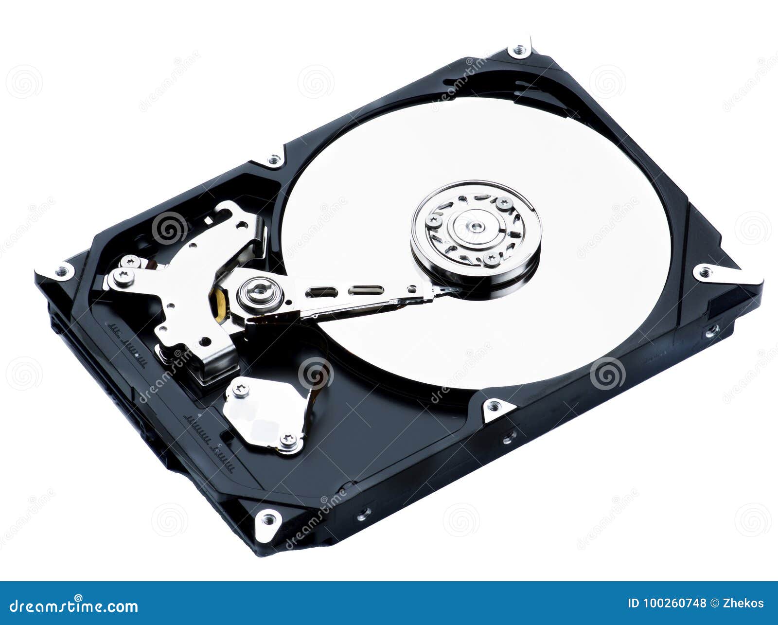 Computer Hard Disk Drive stock photo. Image of circle - 100260748