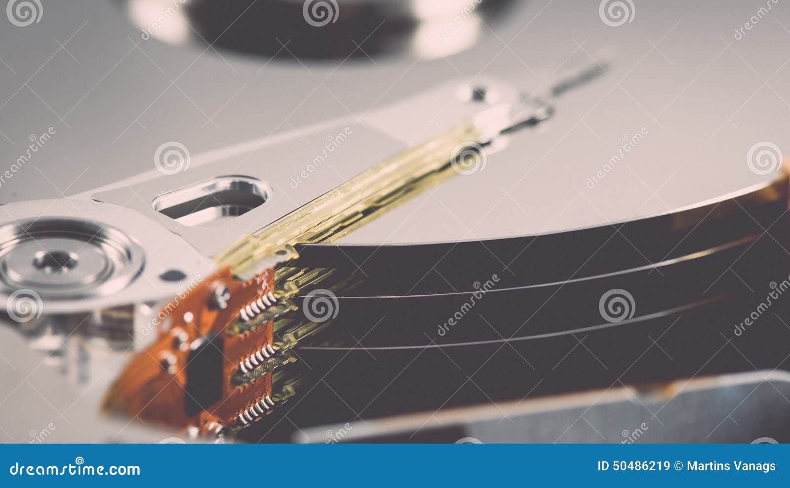 Computer Hard Disk Drive - Retro Vintage Effect Stock Image - Image of ...